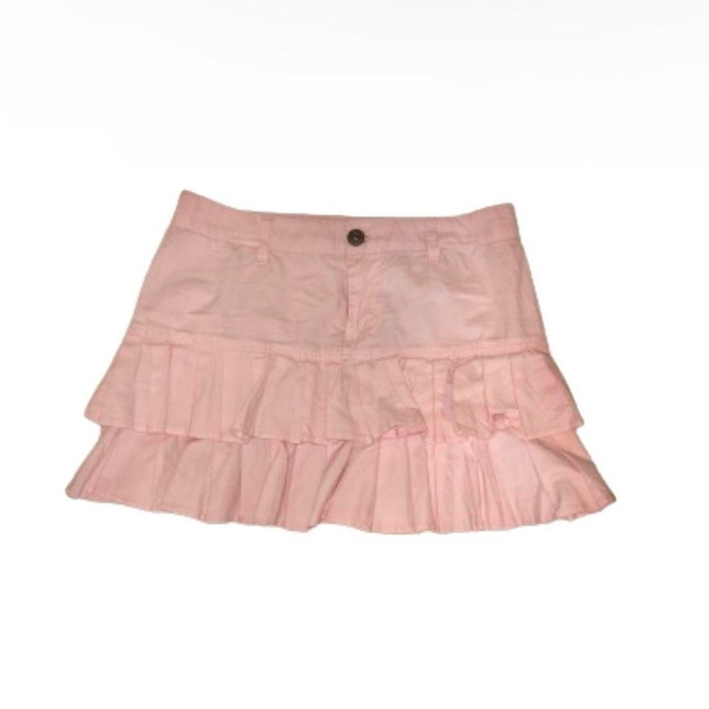 Y2k Coquette Pink Ruffled Skirt - Gem
